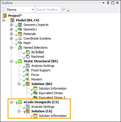 Chapter 19: Fatigue Analysis Using Named Selections for Materials Assignment