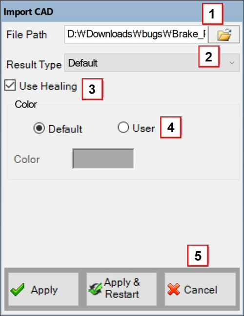 3.3.1. Import CAD Geometry
