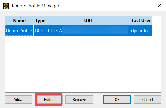 2.20.3.3. Editing an Existing Profile