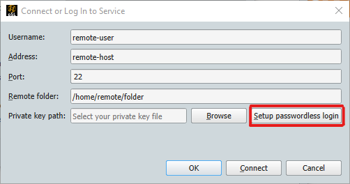 2.20.6.1. SSH Key-based Passwordless Connection Setup