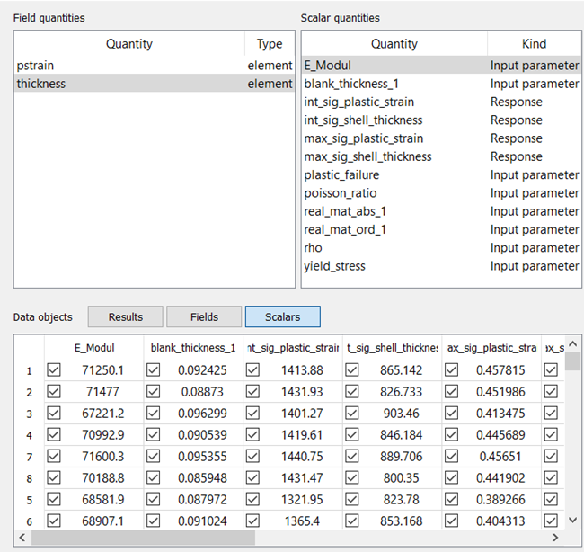 Importing Field and Scalar Data