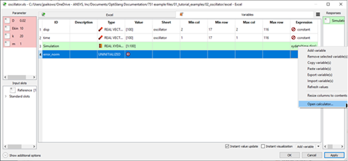 Calibration of a Damped Oscillator Using Signals in Excel