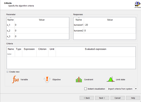 Process Integration of Kursawe Functions