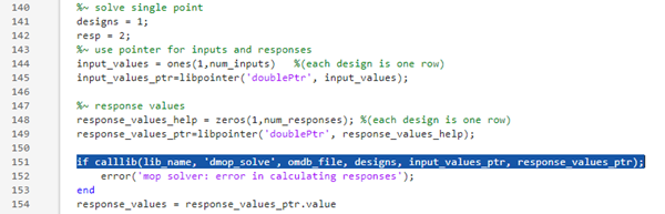 Evaluation Of The Metamodel Of Optimal Prognosis Solver In Matlab