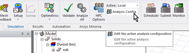 optiSLang in Optimetrics