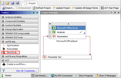 Sensitivity Analysis of a Coupled Function in Ansys Workbench