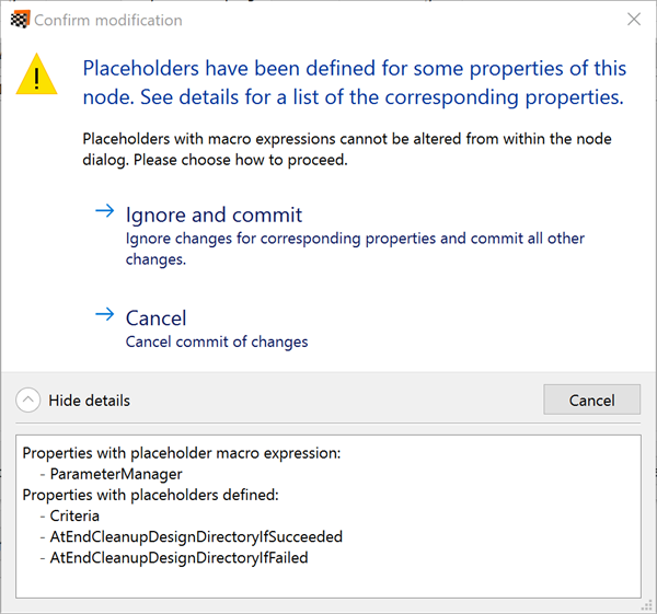 Placeholder Usage Notifications