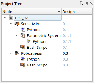 Project Tree Widget