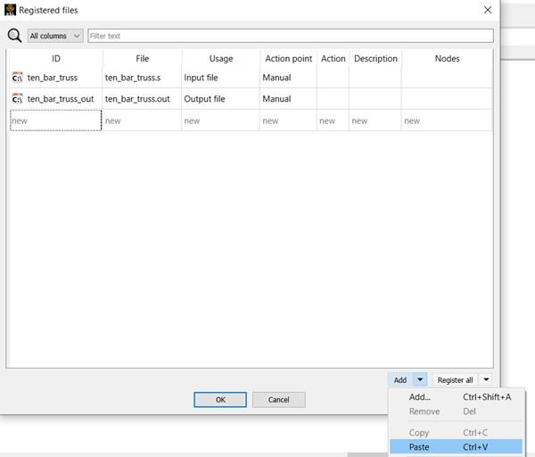Copying and Pasting File Registration Entries