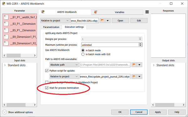 Troubleshooting optiSLang