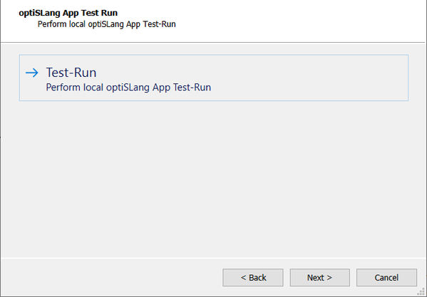 Classic optiSLang App