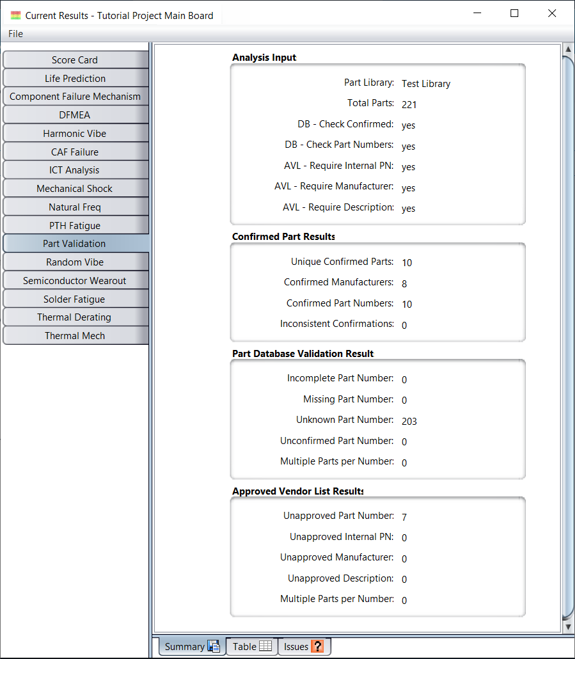 4.5. Part Validation