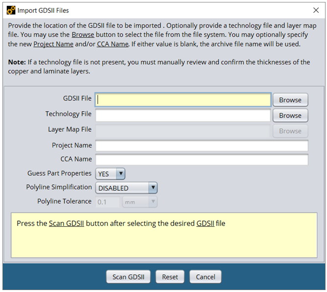 3.6. Importing Projects and ECAD Archives