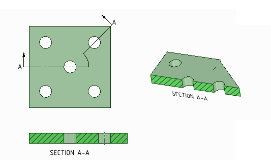 Creating an Aligned Section with a Single Pivot Point