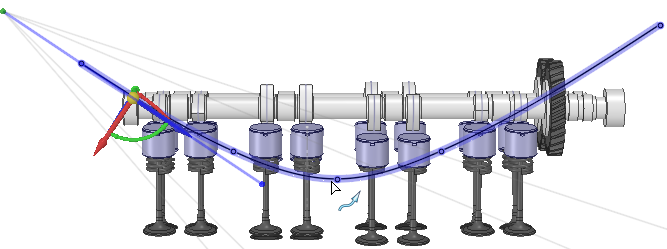 Moving the Camera along a Predefined Tragectory