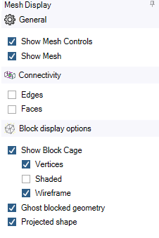 Managing Mesh Display Options