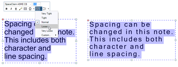 Adjusting Line and Character Spacing