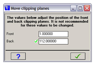 2.6.2. Pull-Down Menu - Options - Clipping Planes