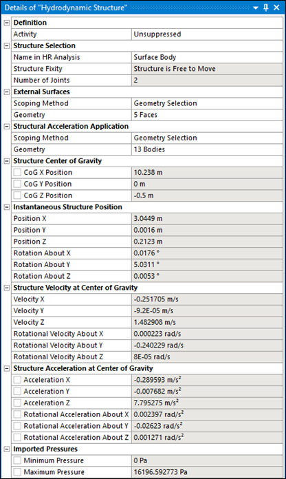 8.1.7. Associating a Hydrodynamic Structure from the Time Domain ...