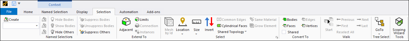 2.2.5. Selection Tab