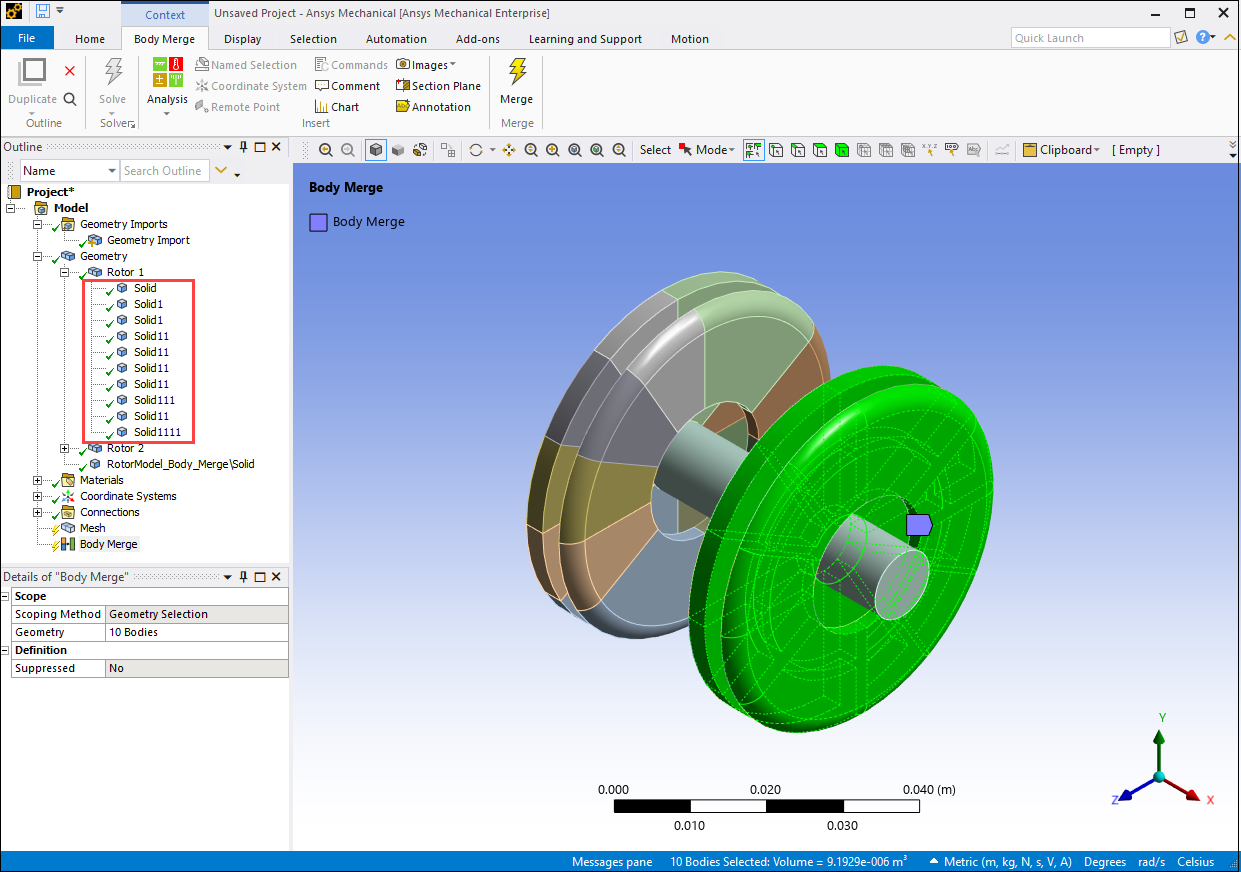 6.8.3. Merging Bodies with Body Merge