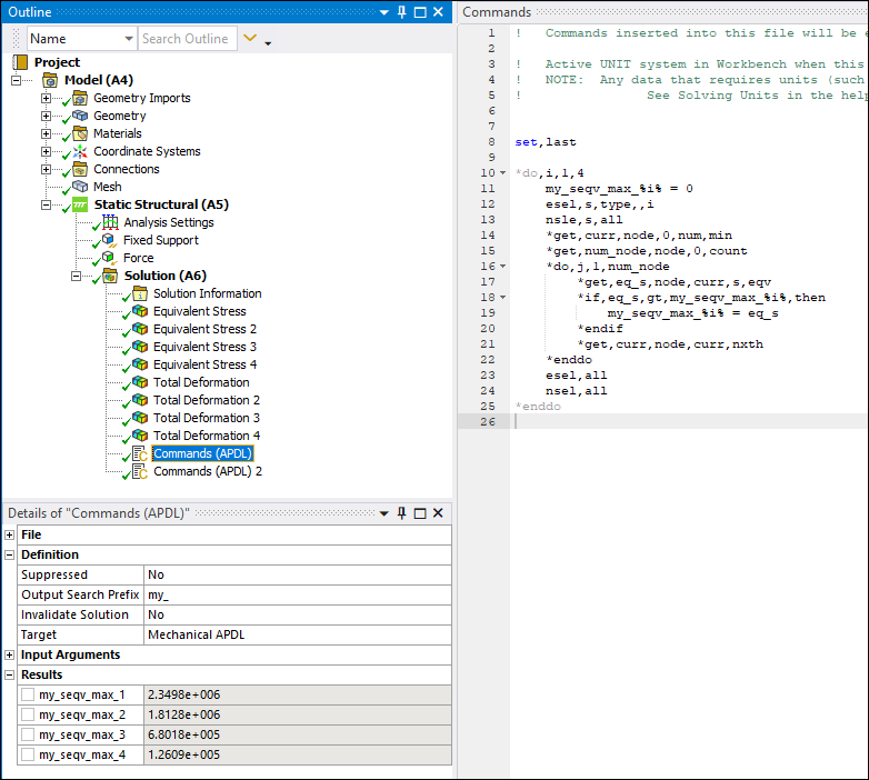 20.4. Commands (APDL) Objects and the Mechanical APDL Solver