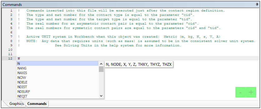 20.1. Command Entry and Mechanical APDL Entry Options