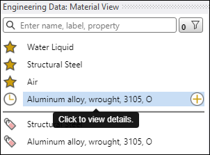 7.2.3. Viewing Material Data