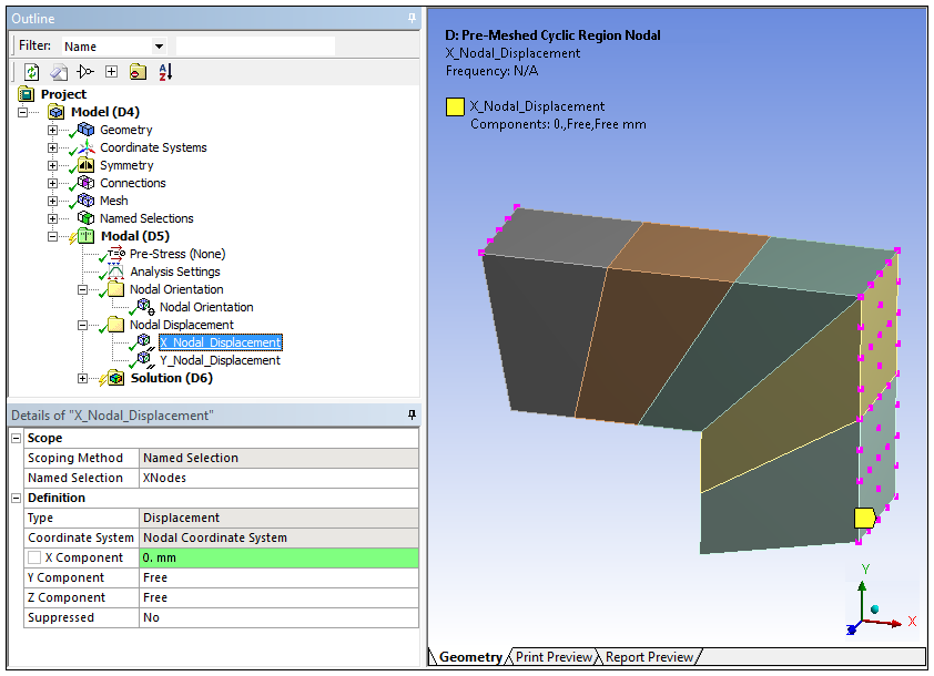 15.1.3.1. Pre-Meshed Cyclic Symmetry
