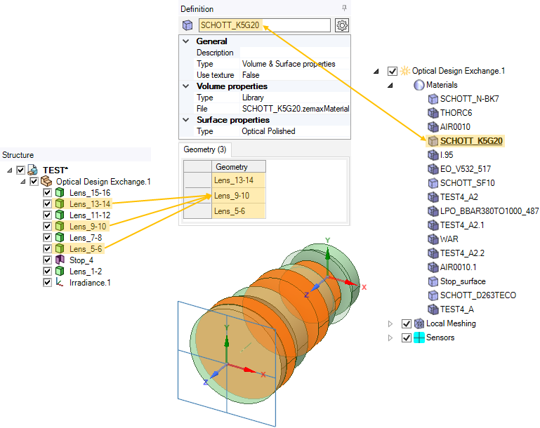 Understanding What Is Imported to Speos