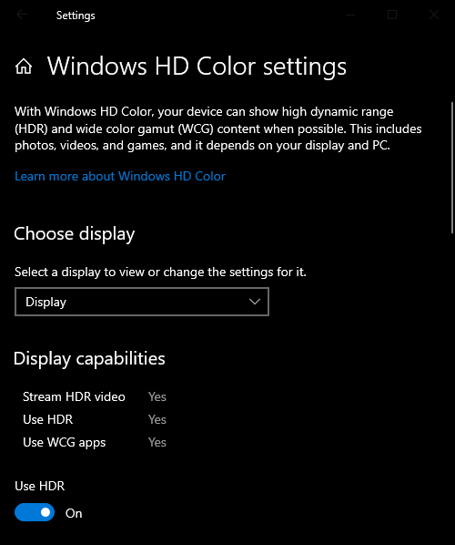 Using HDR Monitors