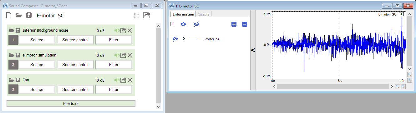 Displaying the Overall Sound