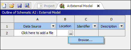 Static Structural Analysis using External Model
