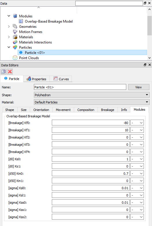 Chapter 31: Overlap-Based Breakage Model Module