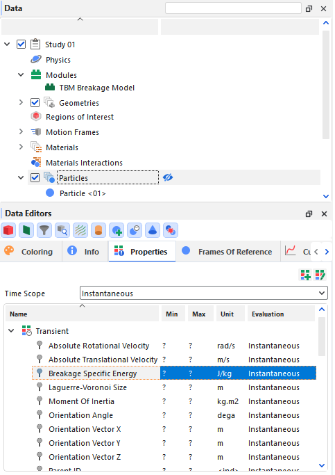 Chapter 42: TBM Breakage Model Module