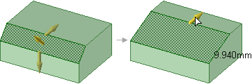 Modifying a Chamfered Edge