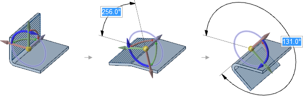 Rotating with Sheet Metal Move Tool Examples