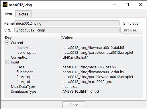 1.9. Using the Project View to Interact with Fluent Icing Simulations