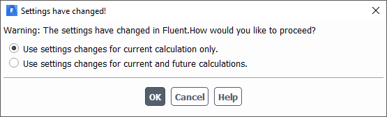 2.12. Changing the Settings and Mesh in Fluent
