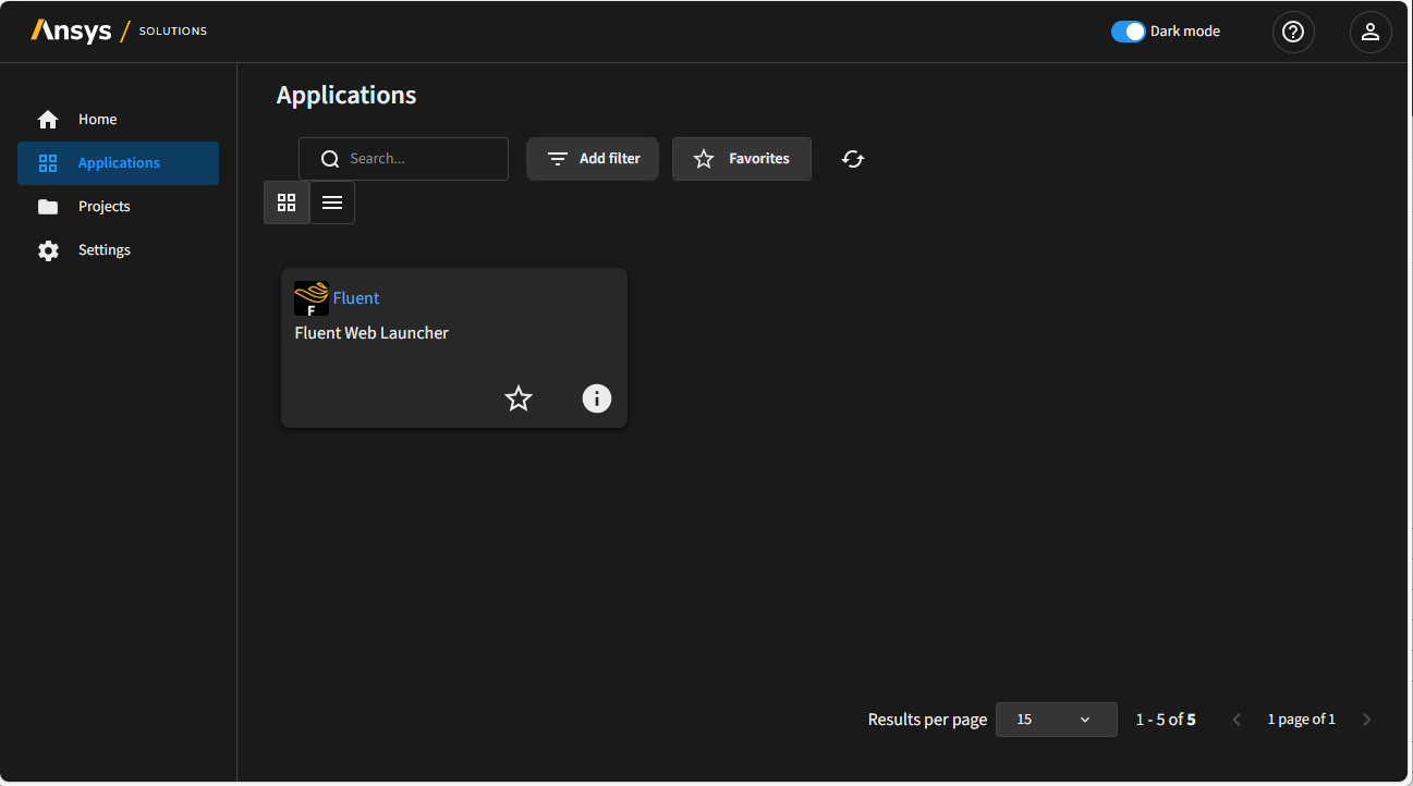 40.2. Accessing the Fluent Web Interface Through the Ansys App Portal