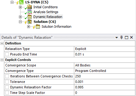 8.6. Dynamic Relaxation