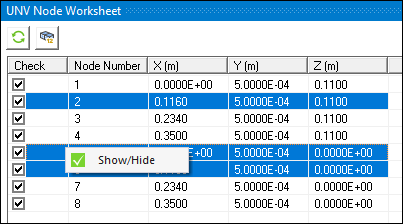 2.3.5. UNV Node Worksheet