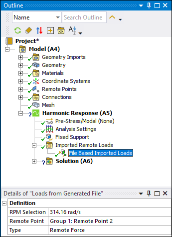 File Based Generated Loads
