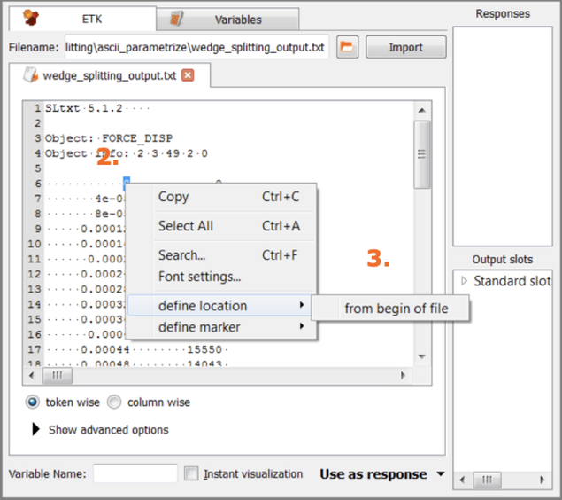 Analyzing 1D Signal Data Using a Signal-MOP in optiSLang