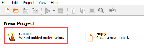 Creating a Guided Project