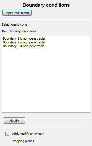 3.4. Definition of the Boundary Conditions