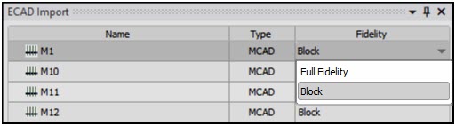 5.15.3.2. ECAD Import Pane