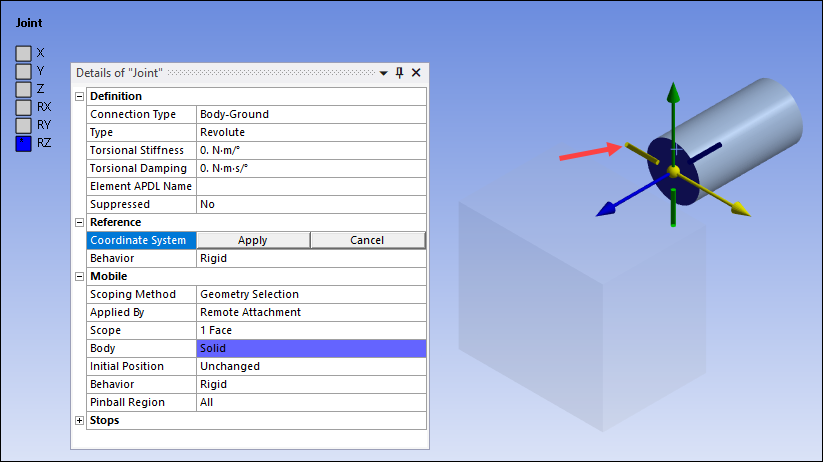 9.7.4. Modifying Joint Coordinate Systems